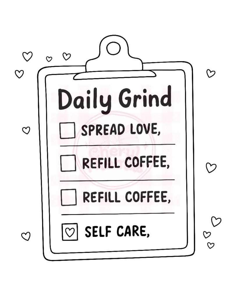 Valentine's Day Coloring Pages, Coffee & Sweets, Printable Activity ...