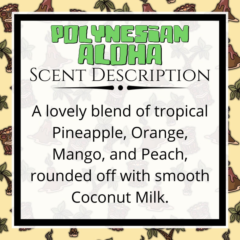 Polynesian Aloha | Polynesian Resort Inspired Scented Soy Disney Wax ...