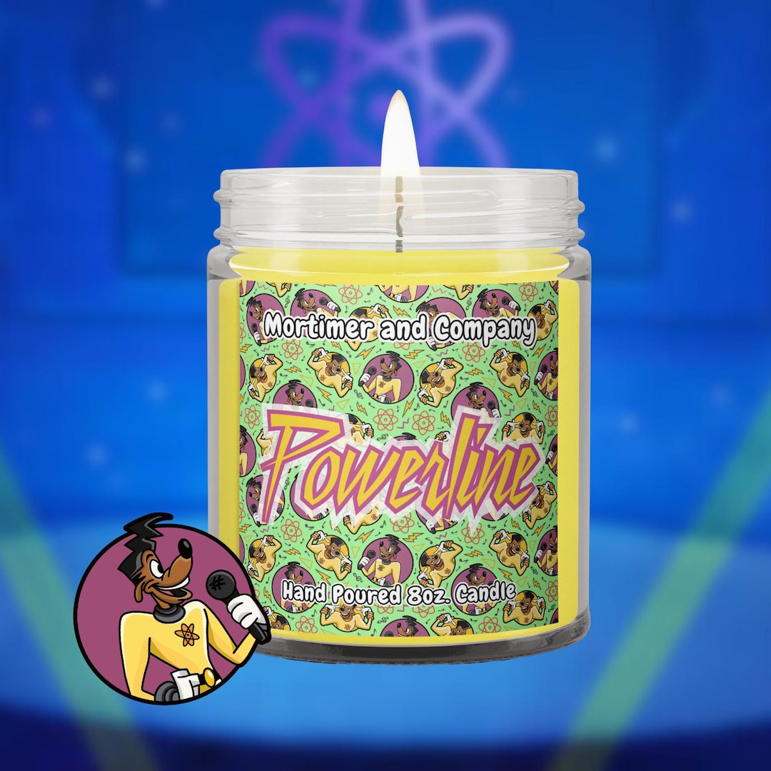 Powerline Disney Candle | Goofy Movie Powerline Home Fragrance - Etsy