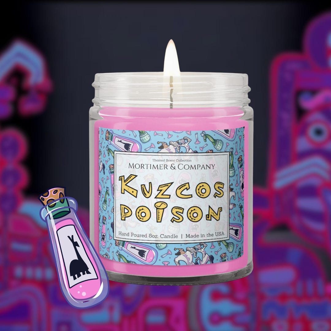 KUZCOS POISON | Disney Candle | Emperors New Groove Kronk Poison ...