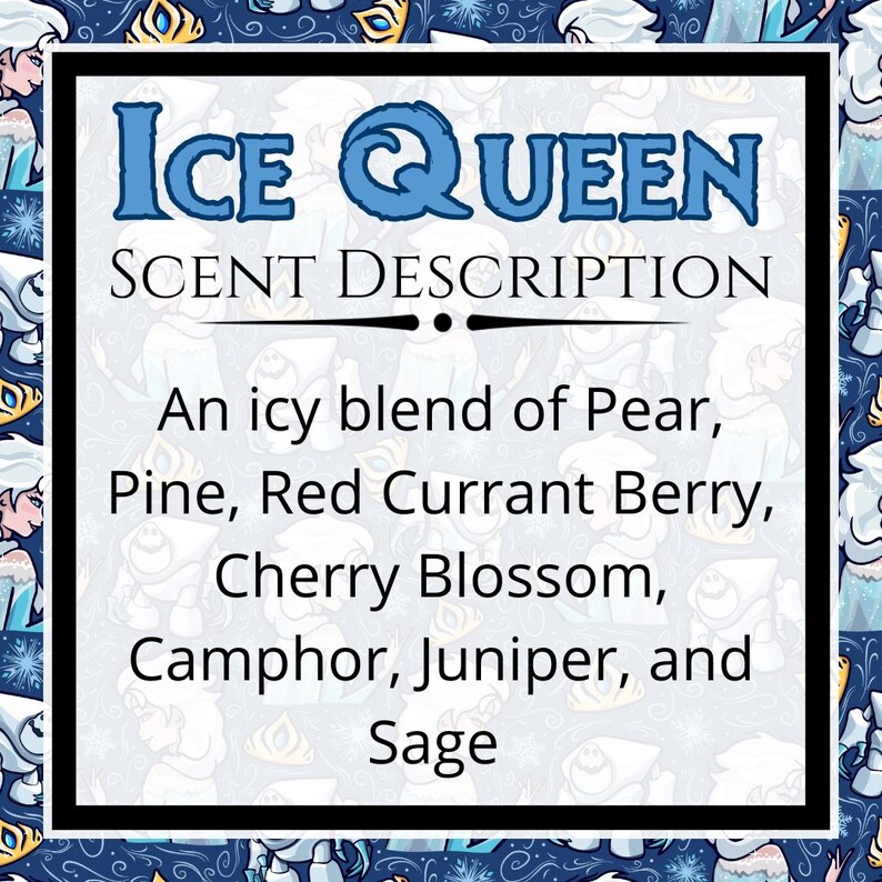 Ice Queen | Frozen Inspired Scented Soy Disney Wax Melts - Etsy