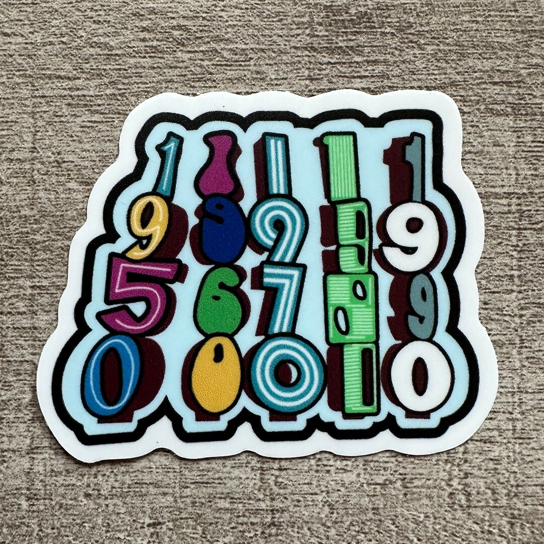 POP DECADES Vinyl Laptop Sticker Pop Century Resort Inspired Disney ...