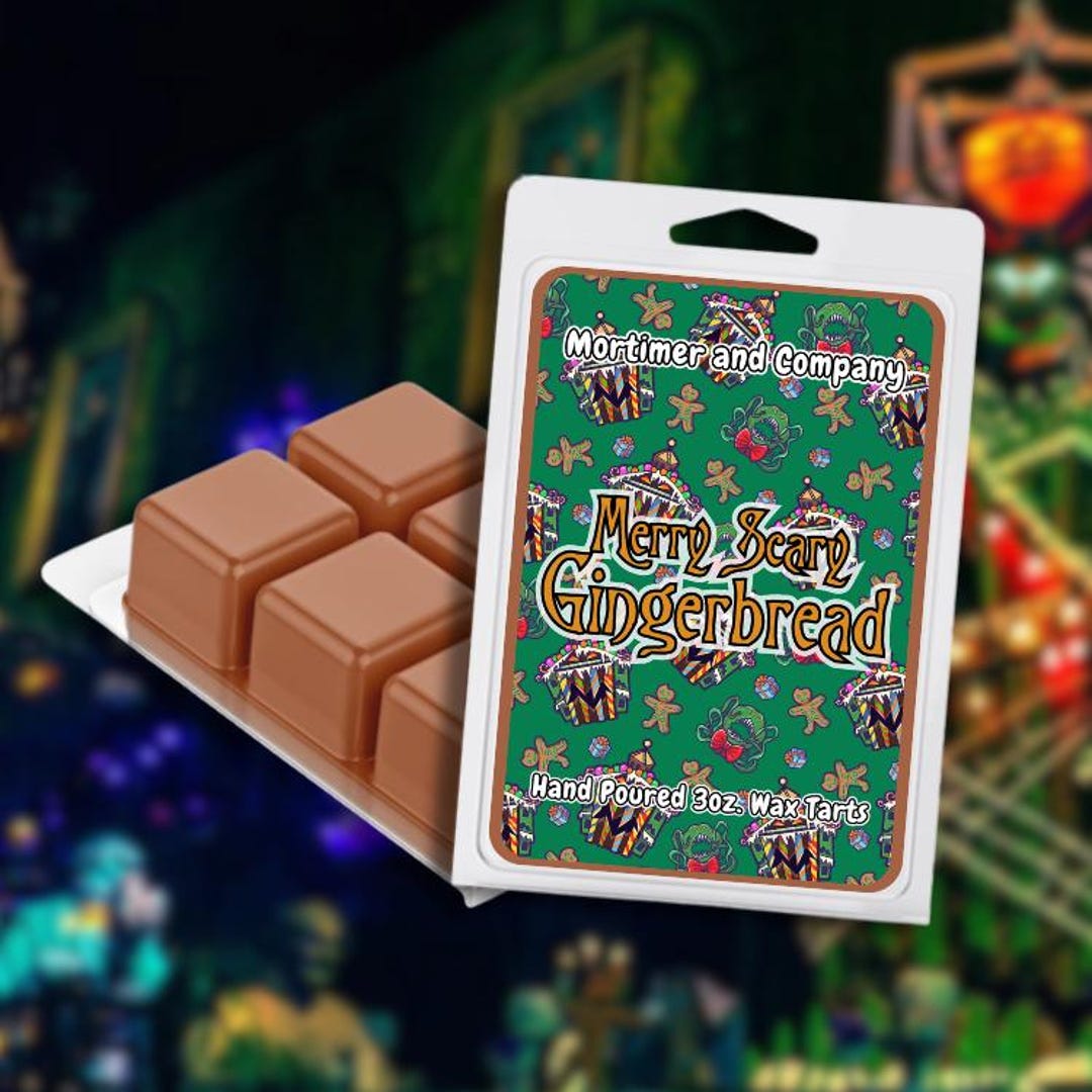 Merry Scary Gingerbread | Haunted Mansion Holidays Inspired Scented Soy ...