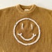 Custom Smiley Face Embroidered Sweater, Smiley Face Sweater, Custom ...