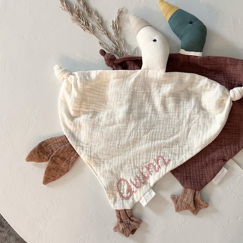 Duck Lovey Embroidered - Etsy