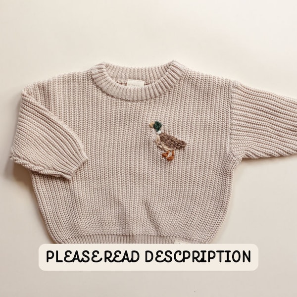 Duck Sweater - Etsy