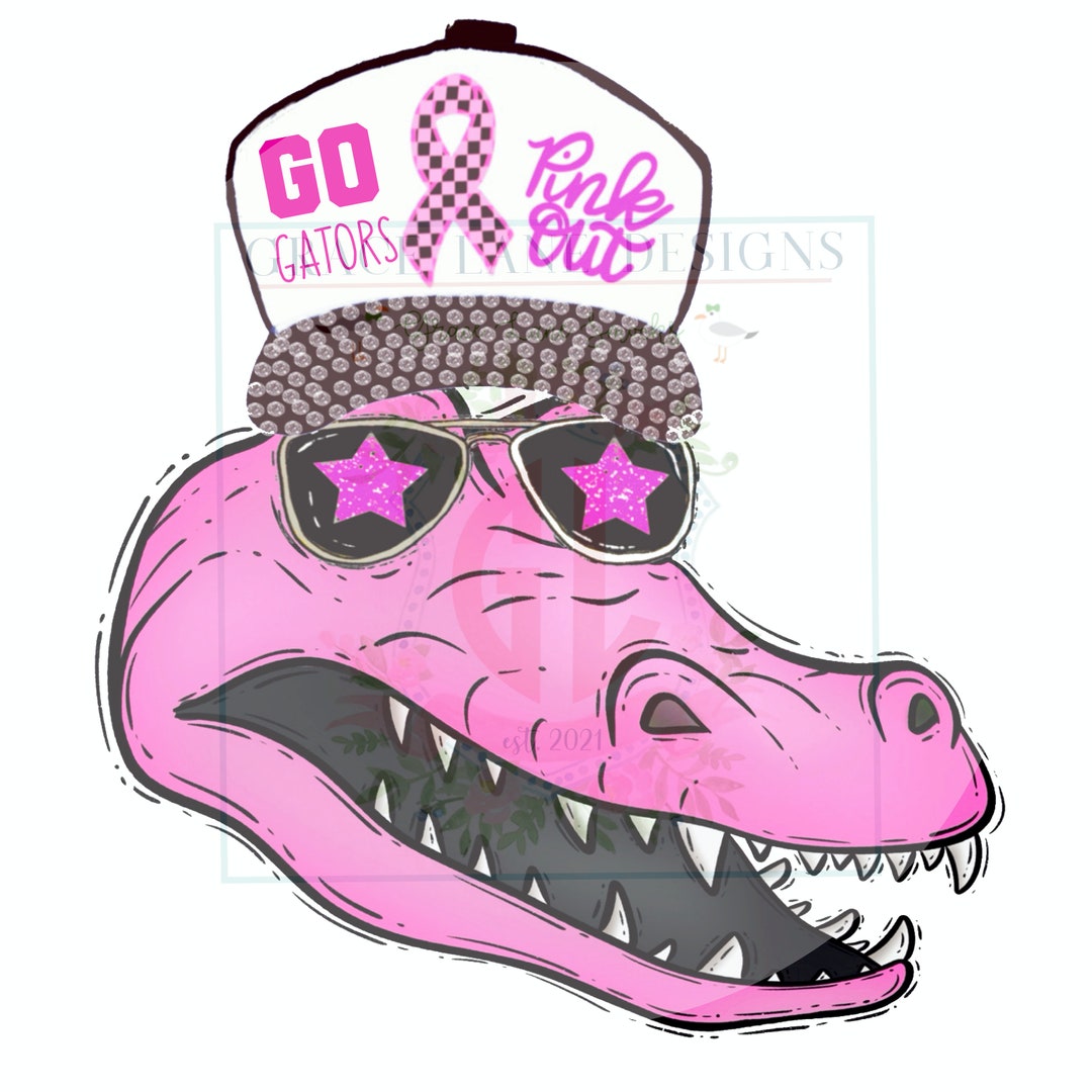Gators PINK OUT Trucker Hat Png Hand Drawn Procreate Digital Download ...