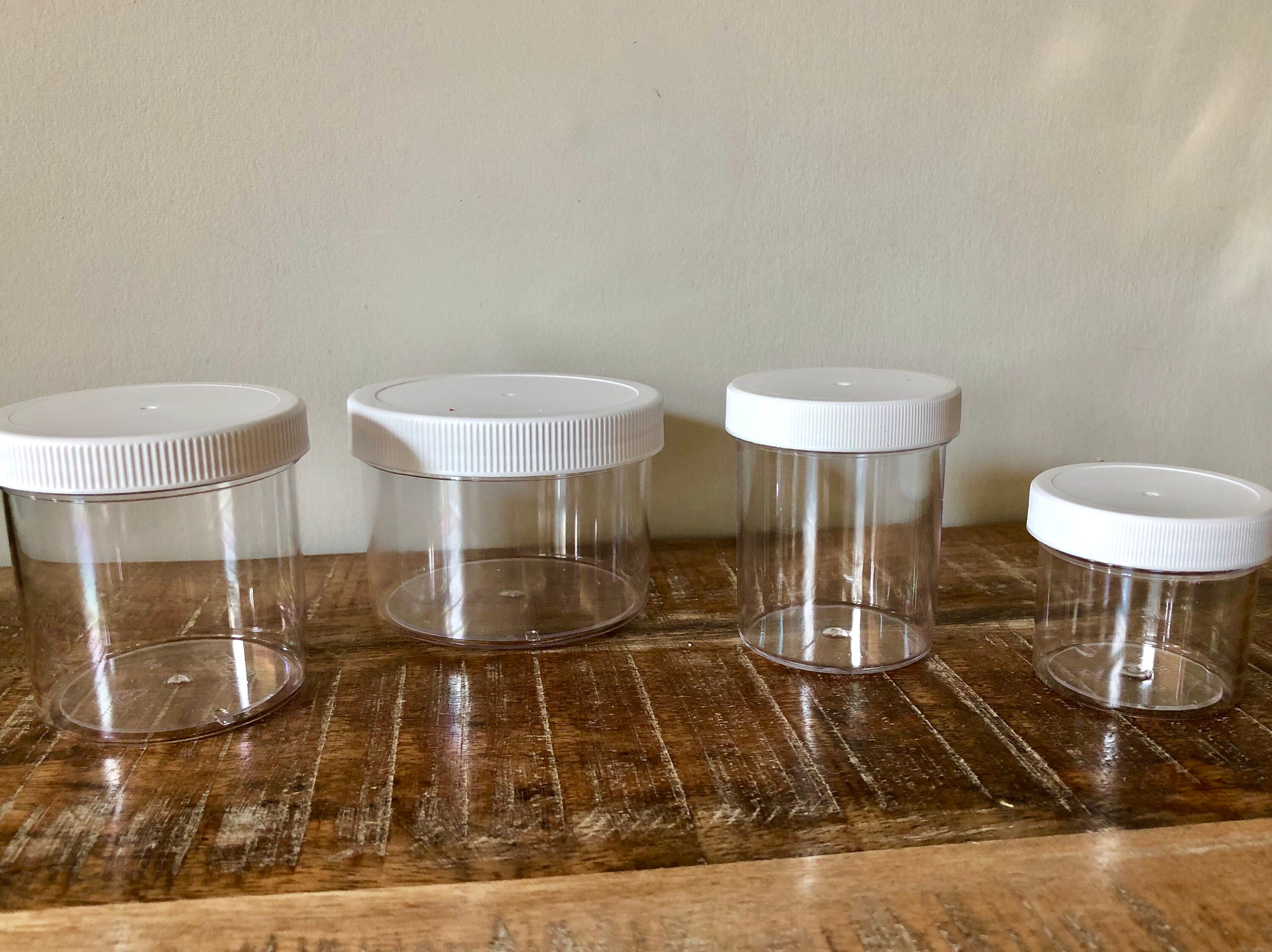 Slime Containers-slime Jar-plastic Container for Slime-screw - Etsy