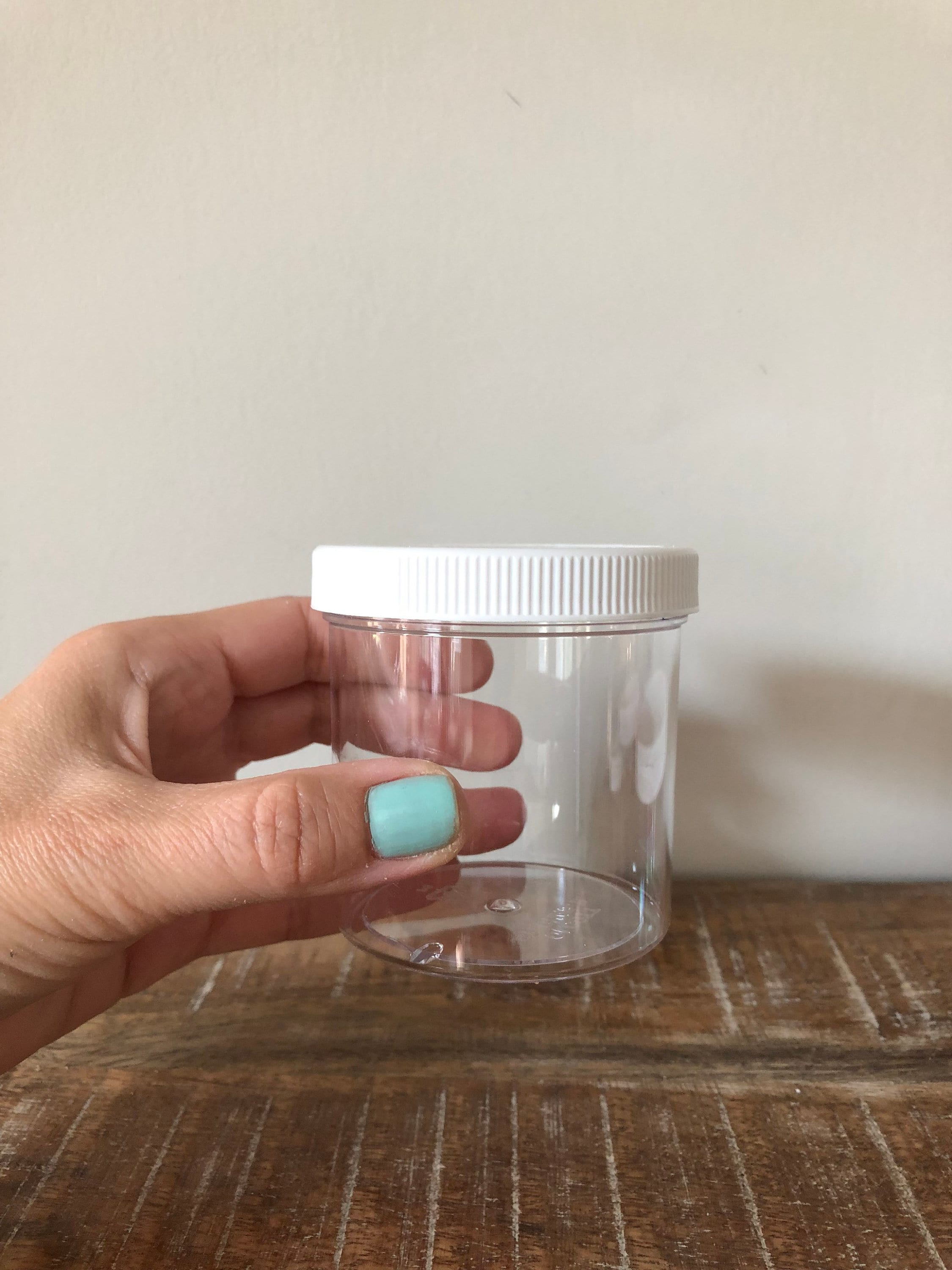 Slime Containers-slime Jar-plastic Container for Slime-screw - Etsy