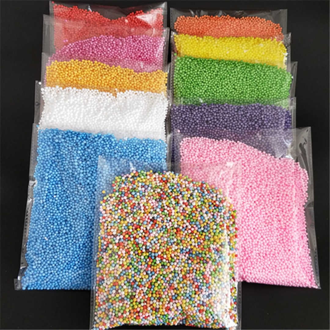 Foam Beads-2-3mm-1 Cup-foam Beads for Slime-foam Slime-slime ...