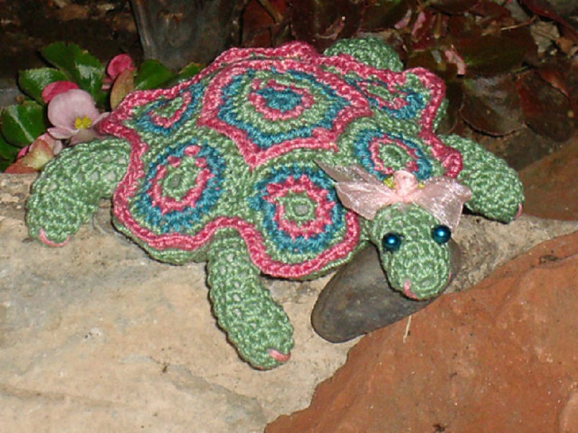 Turtle - Crochet Pattern - Instant Download - PDF - Digital - Etsy