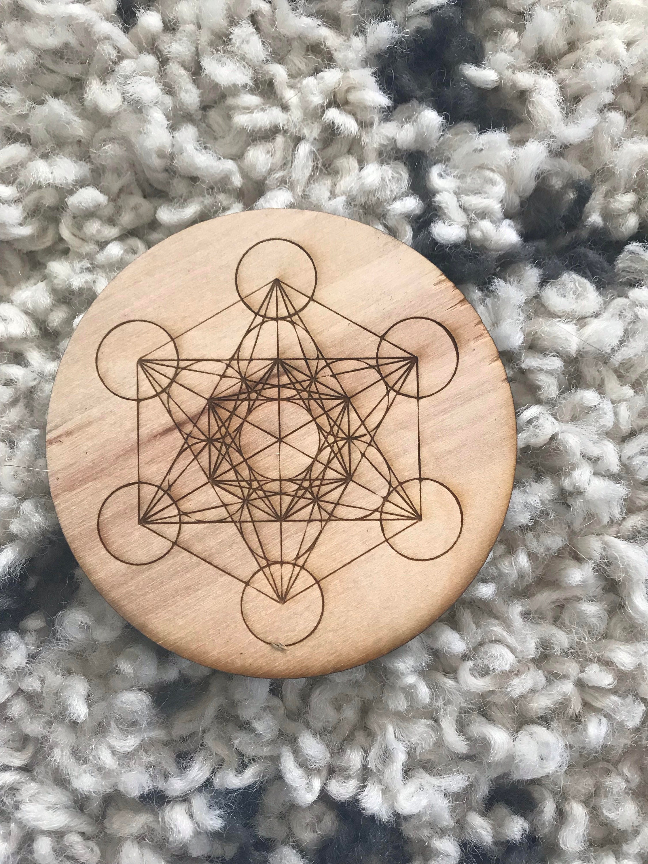 Merkaba Metatron's Cube Crystal Grid Merkaba Crystal Healing Grid ...