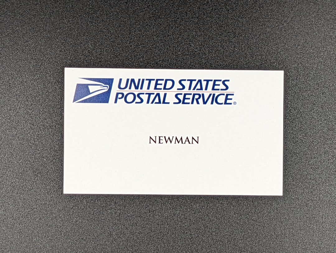 Newman's Business Card - Etsy