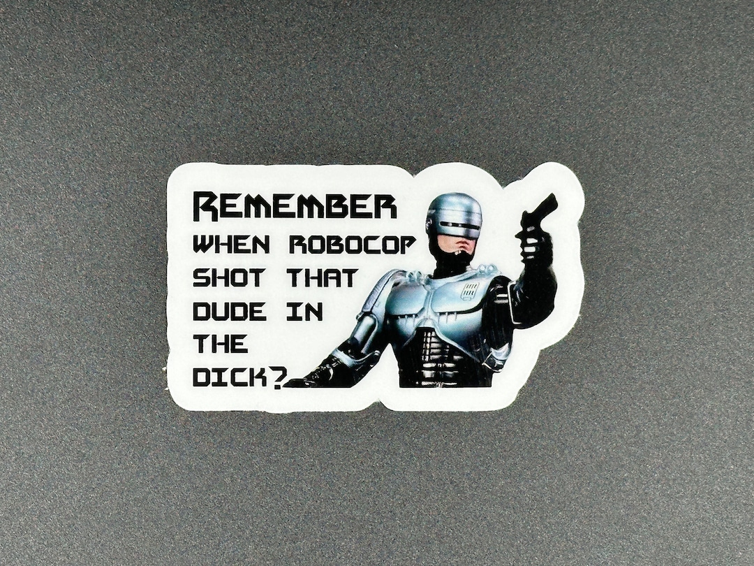 Robocop Sticker - Etsy