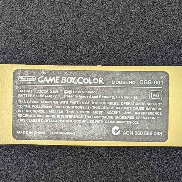 Gameboy Replacement Sticker - Etsy