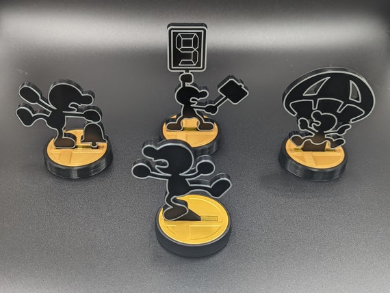 Game & Watch Amiibo Bases - Etsy