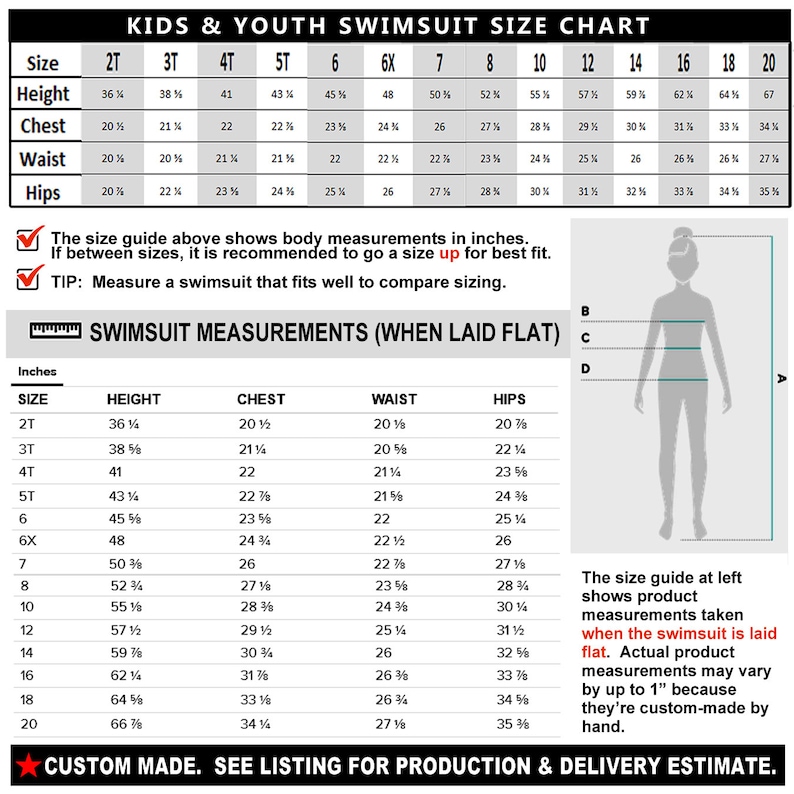 Kids Classic Diamond Pattern Swimsuit 1 Sizes 2T-20 Baby Teens Bathing ...