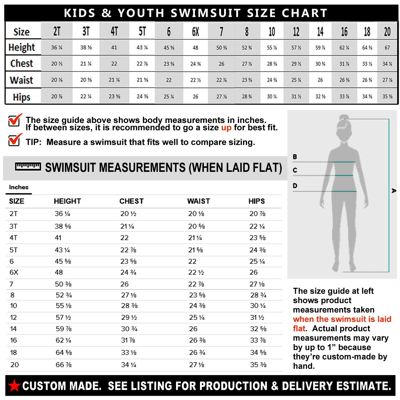 Kids Classic Diamond Pattern Swimsuit 1 Sizes 2T-20 Baby Teens Bathing ...