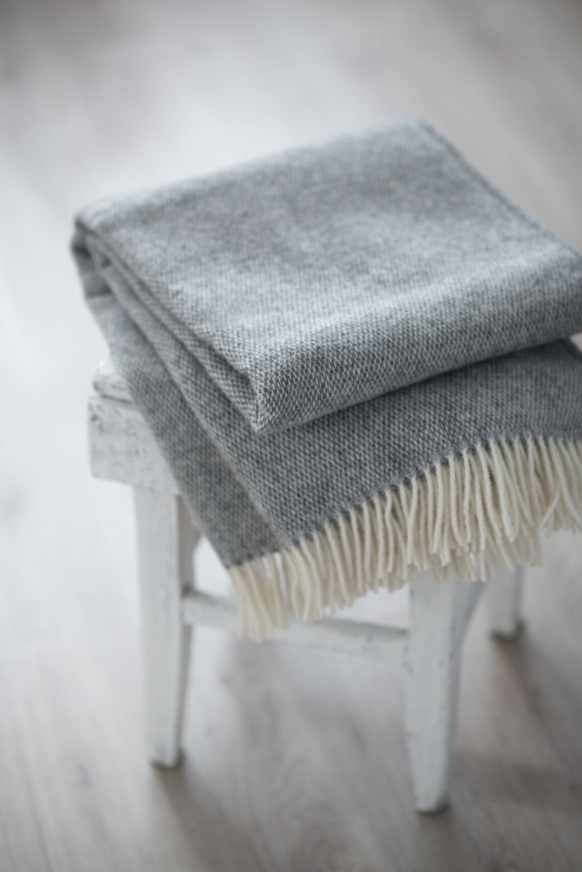 Throw Blanket Wool Wool Blanket Throw Sofa Throw Big Gray - Etsy