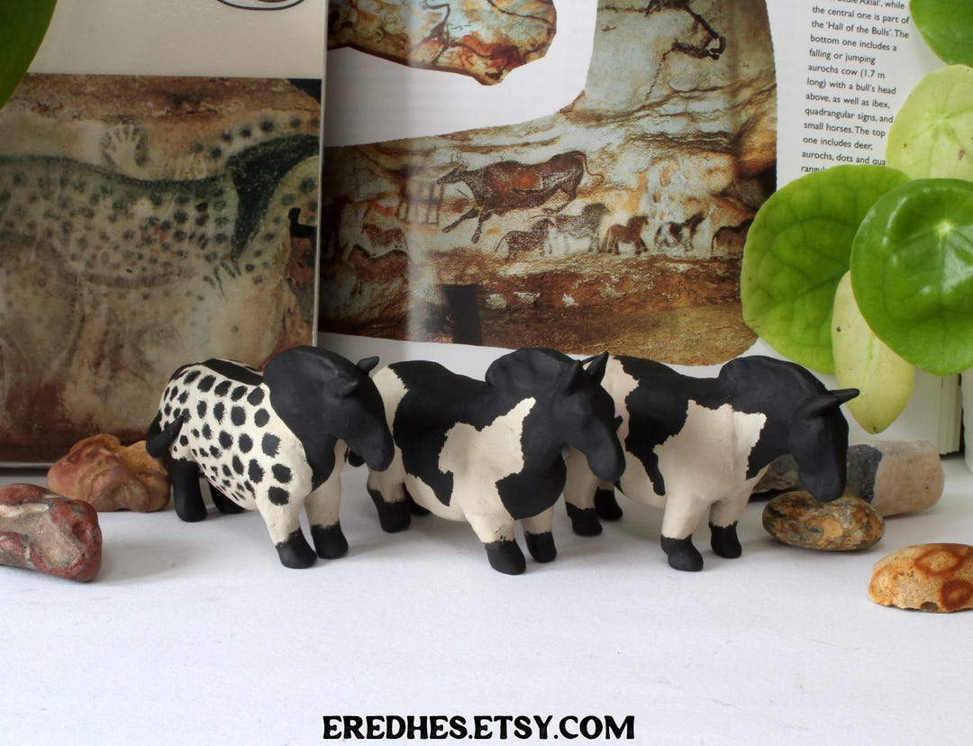 Cave Horses No. 10-12 Clay Sculpture Figures Inspired by the ...