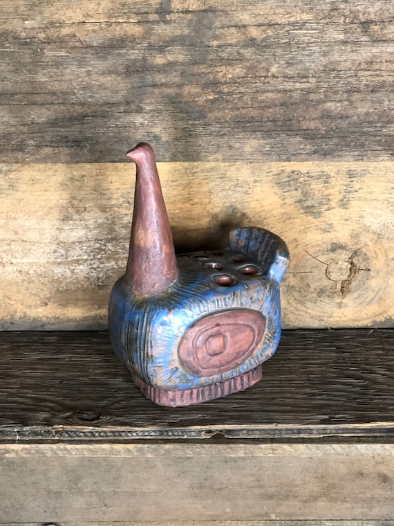 Ceramic Peacock /figurine/sculpture by Swedish Designer Lars | Etsy