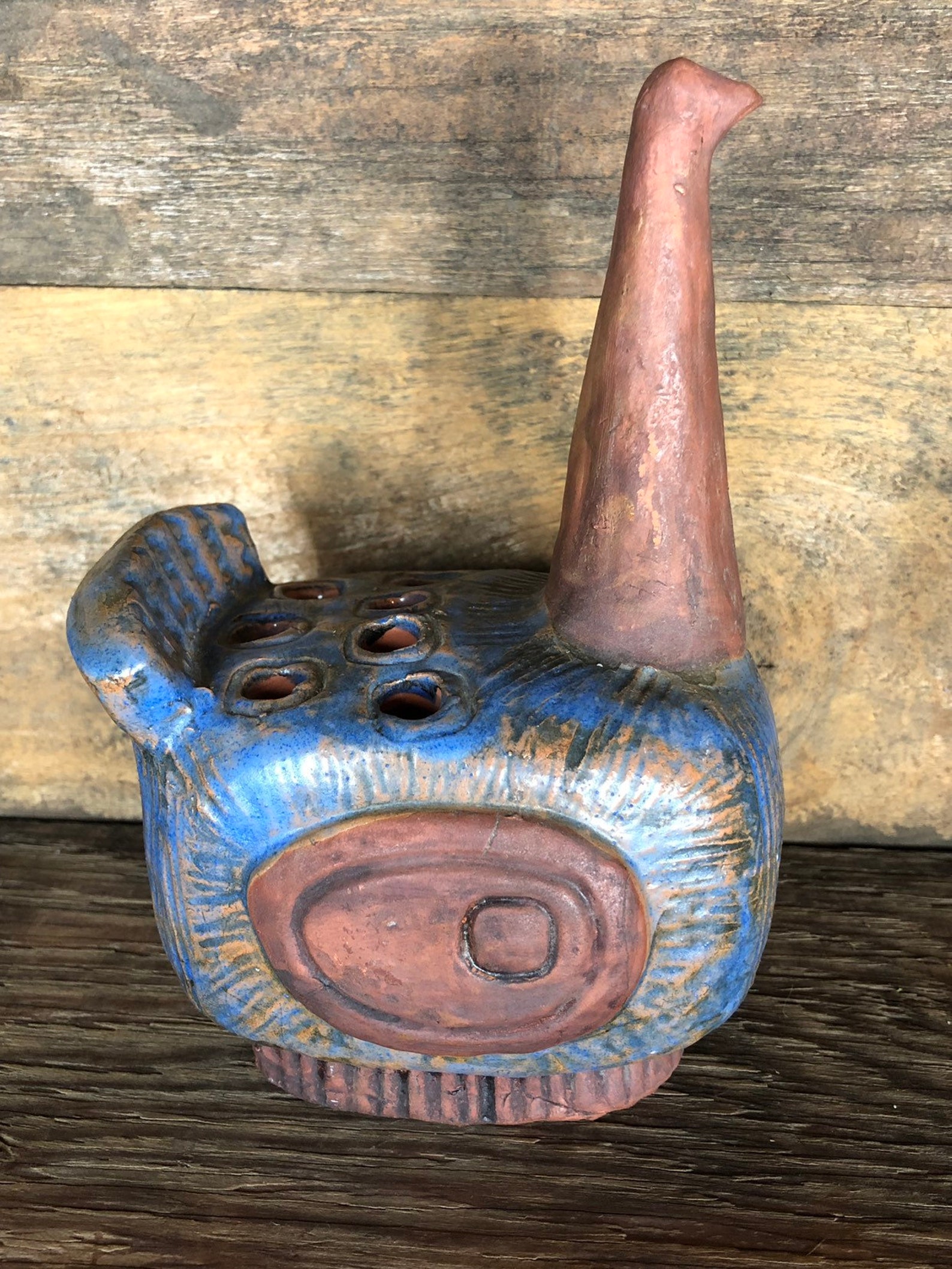 Ceramic Peacock /figurine/sculpture by Swedish Designer Lars Bergsten ...