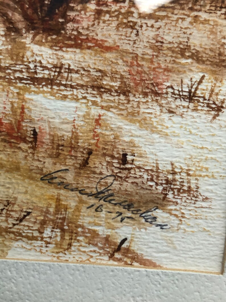 Original Signed Framed Painting / Wall Art / Wall - Etsy