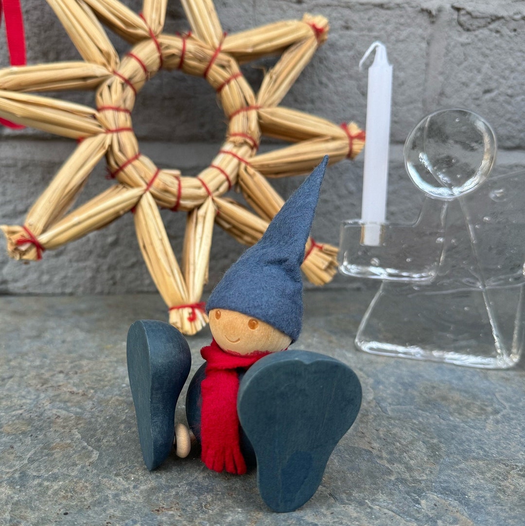 Aarikka Finland Wooden Tomte/elf/gnome/santa's Helper/santa Claus ...