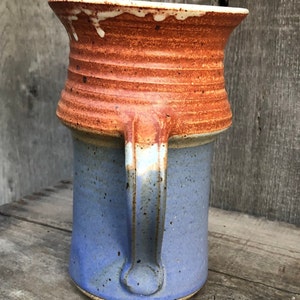 Hand Thrown Matte Stoneware Pitcher / Jug / Vase - Pottery Marked LJS ...