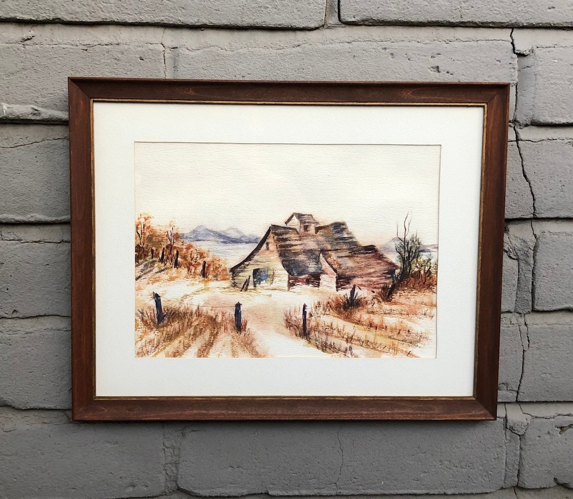 Original Signed Framed Painting / Wall Art / Wall - Etsy