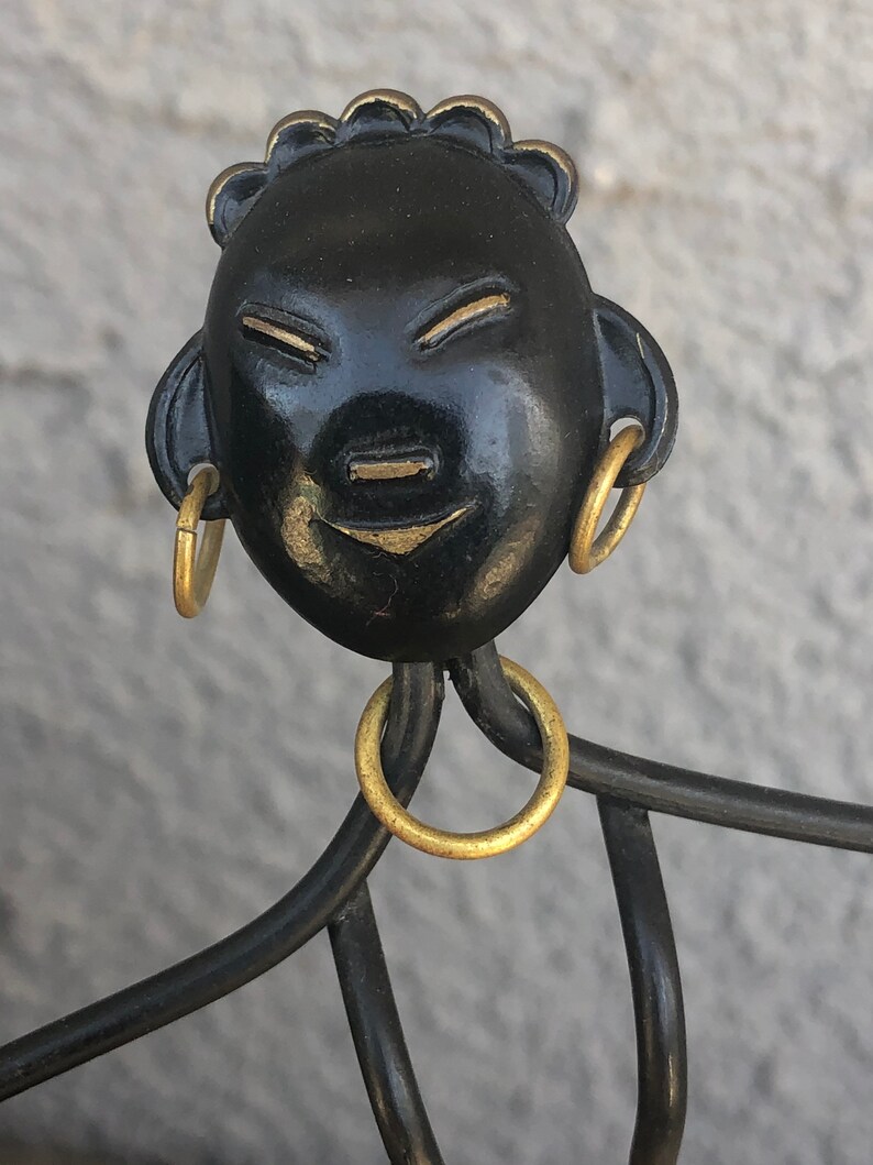 Black Wrought Iron/metal African /tribal /primitive/ethnic - Etsy