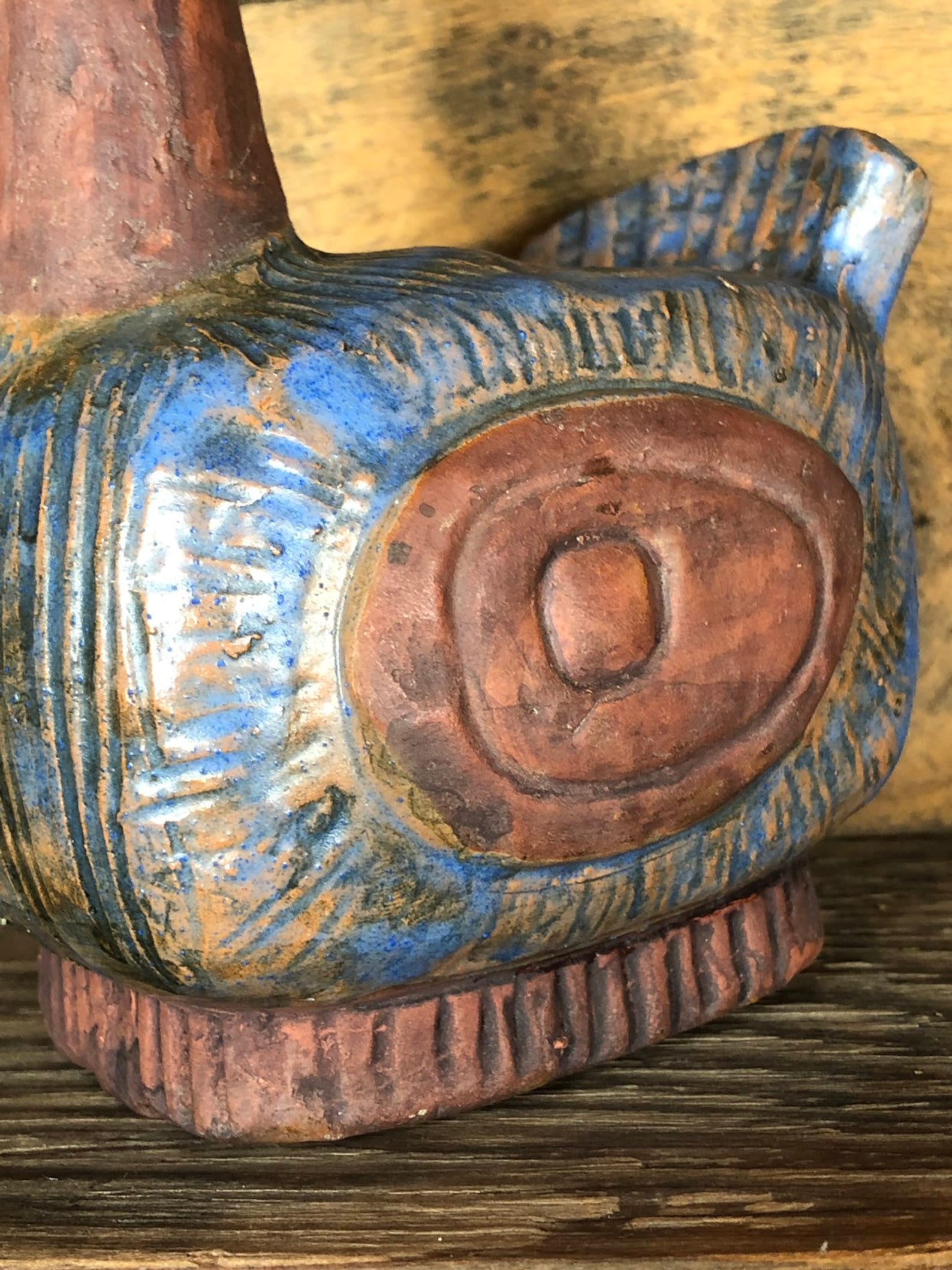 Ceramic Peacock /figurine/sculpture by Swedish Designer Lars Bergsten ...