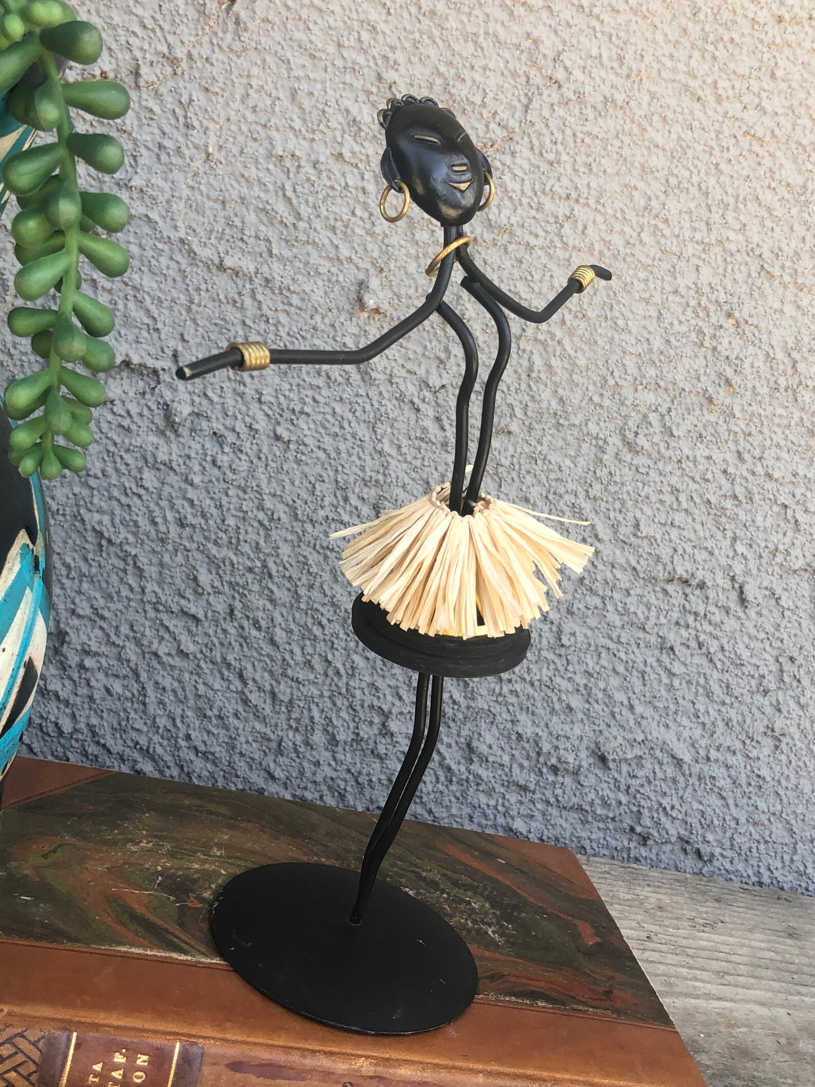 Black Wrought Iron/metal African /tribal /primitive/ethnic - Etsy