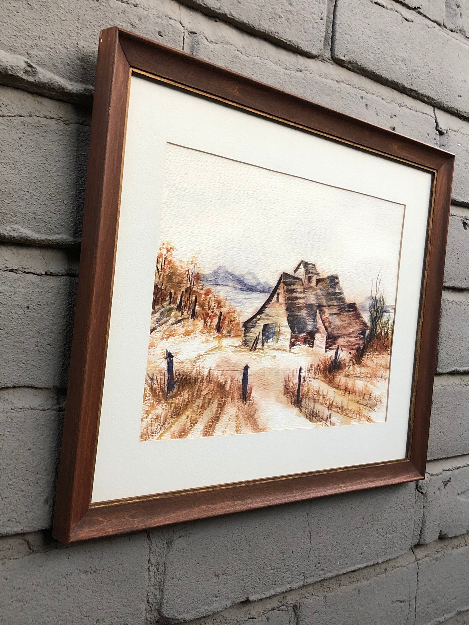 Original Signed Framed Painting / Wall Art / Wall - Etsy