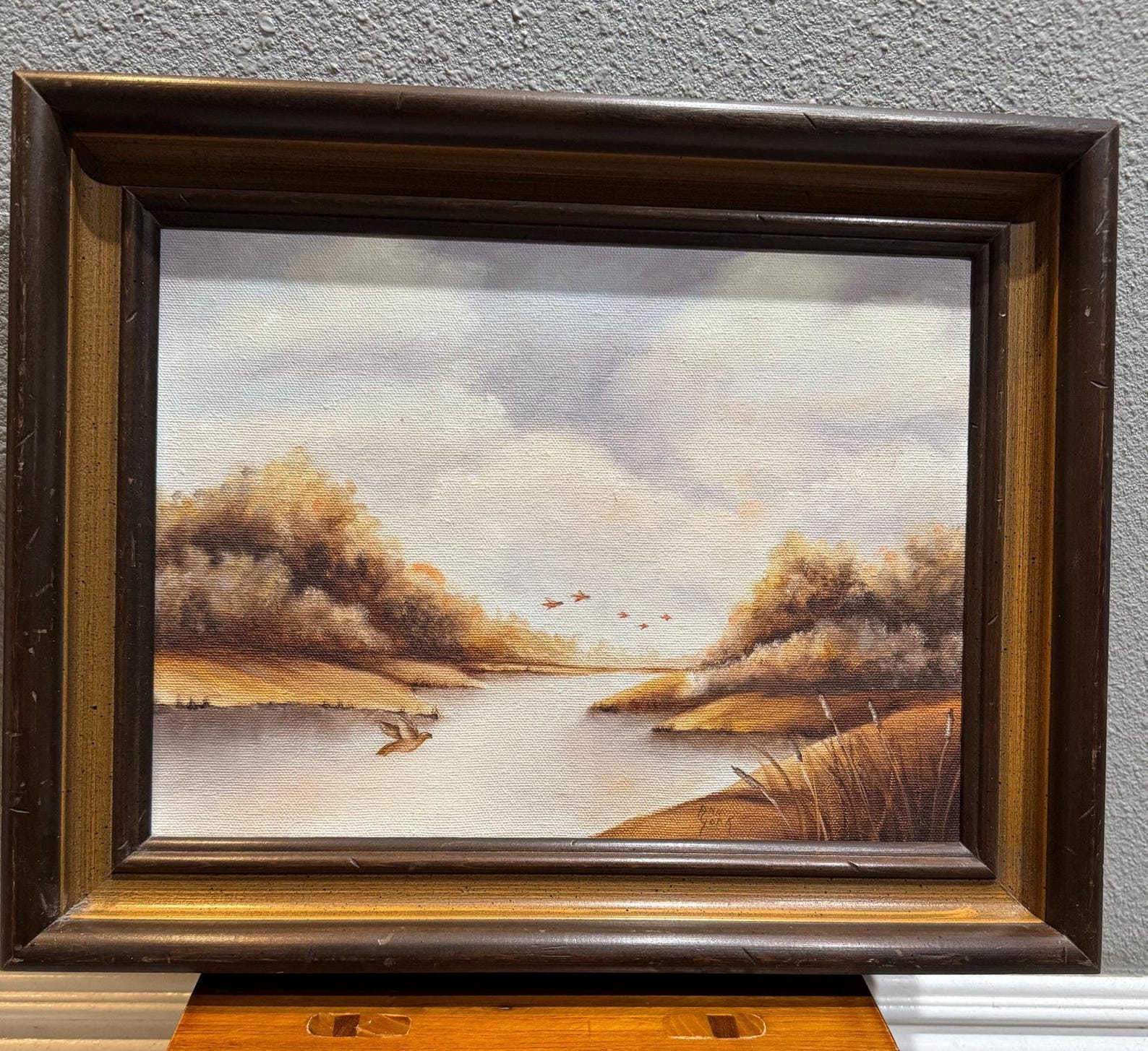 Original Signed Ann York Painting / Wall Art / Wall Hanging - Landscape ...