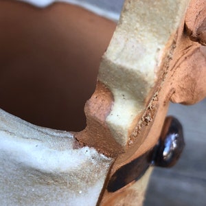 Vintage Ceramic Pottery Cat/kitty Planter - Pen / Paint Brush Holder by ...