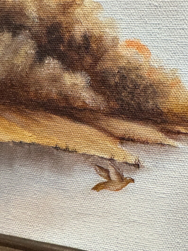 Original Signed Ann York Painting / Wall Art / Wall Hanging - Landscape ...