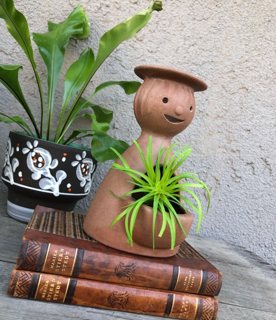 Stoneware Designs West/sdw california Pottery-clay Gnome/man | Etsy