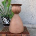 Stoneware Designs West/sdw -california Pottery-clay Gnome/man Candle ...