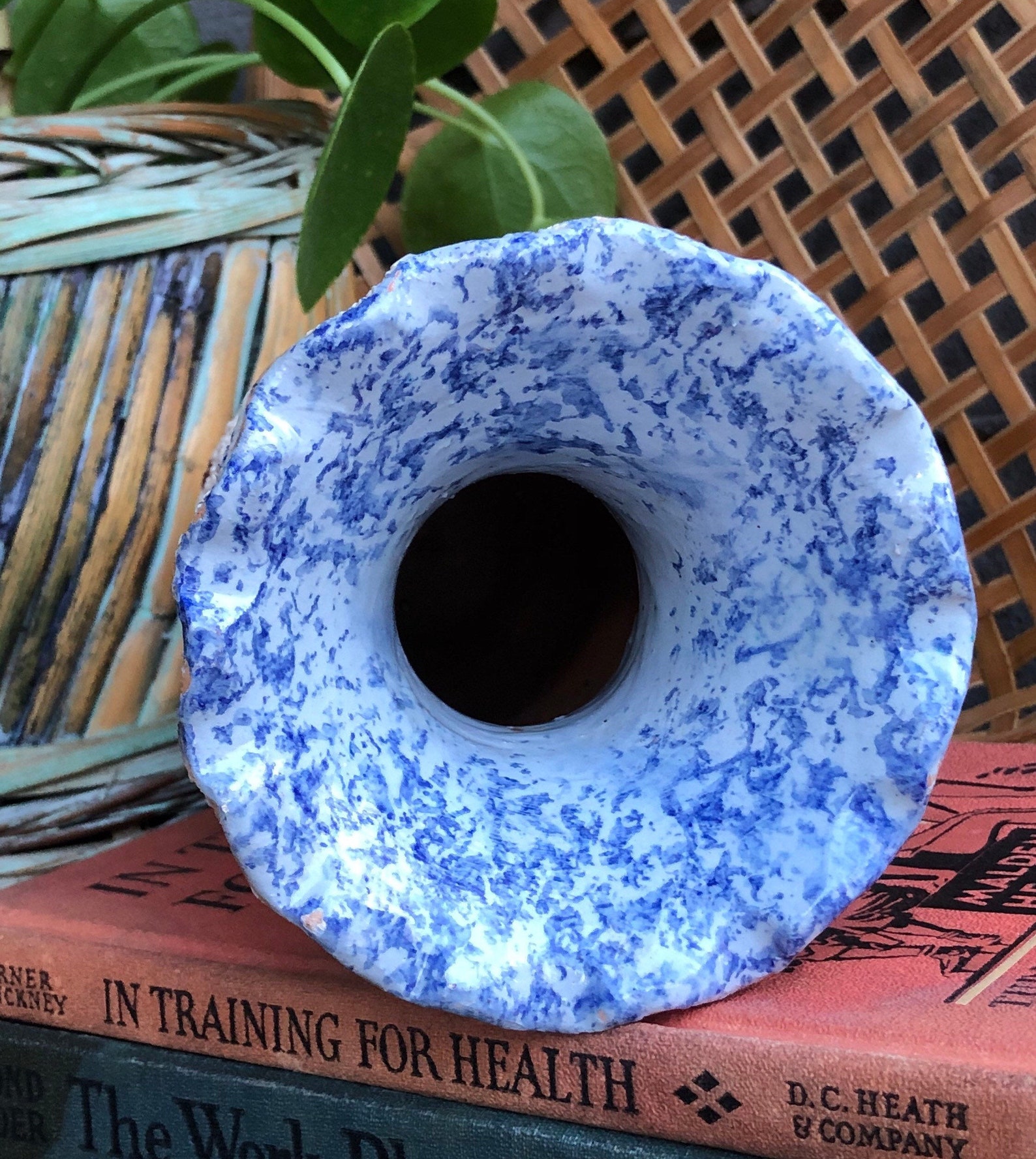 Italian Textured Pottery Vase Floral/Flowers Made in Italy | Etsy