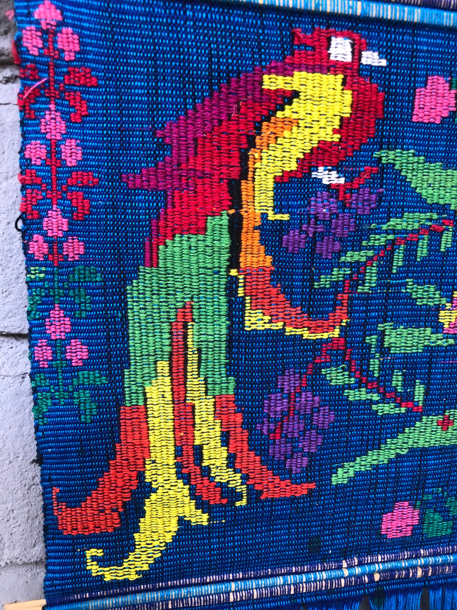 Vintage Woven South American Multi Colored Tapestry / Wall - Etsy