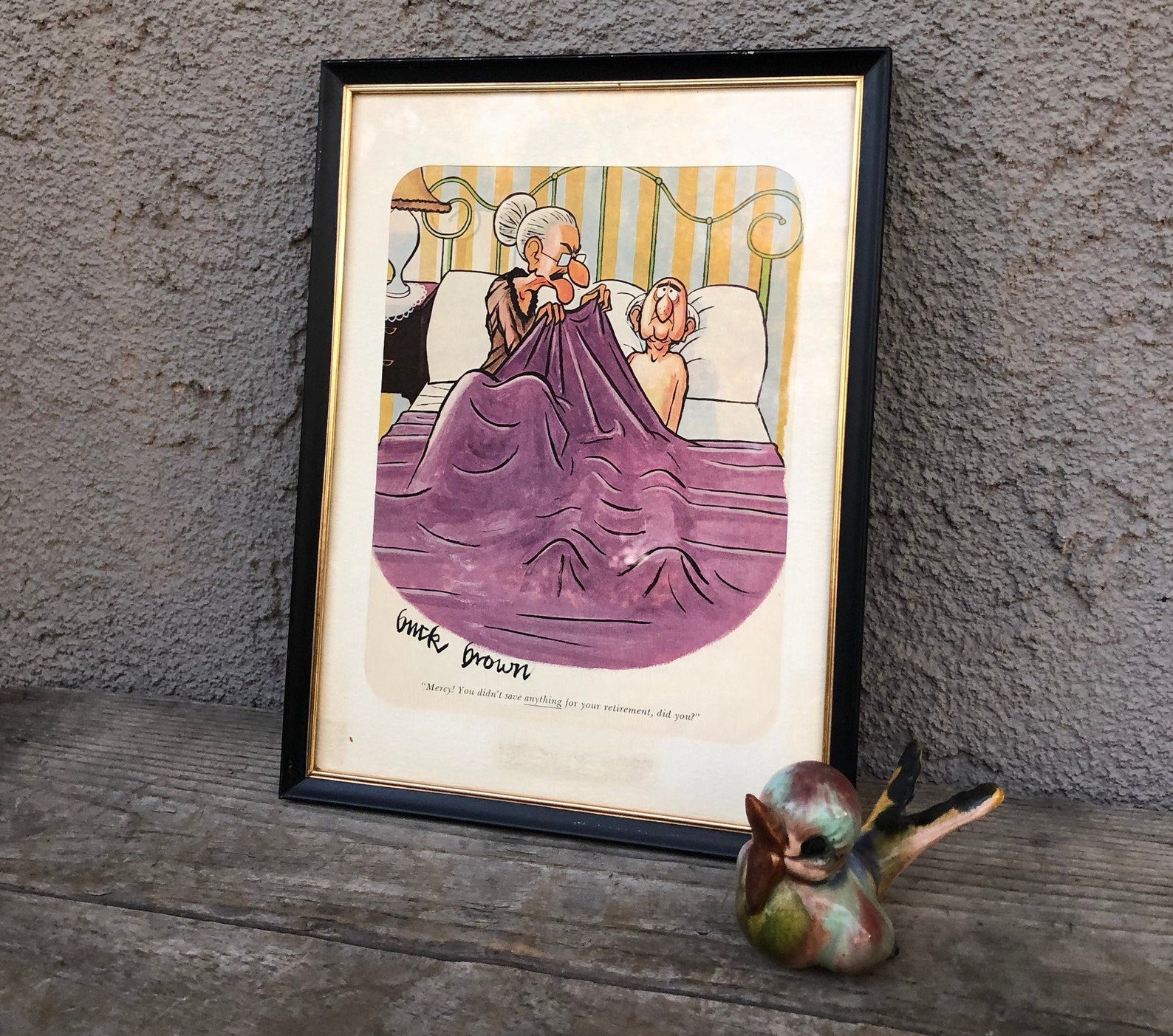 Playboys Naughty Granny Cartoon by Robert Buck Brown | Etsy