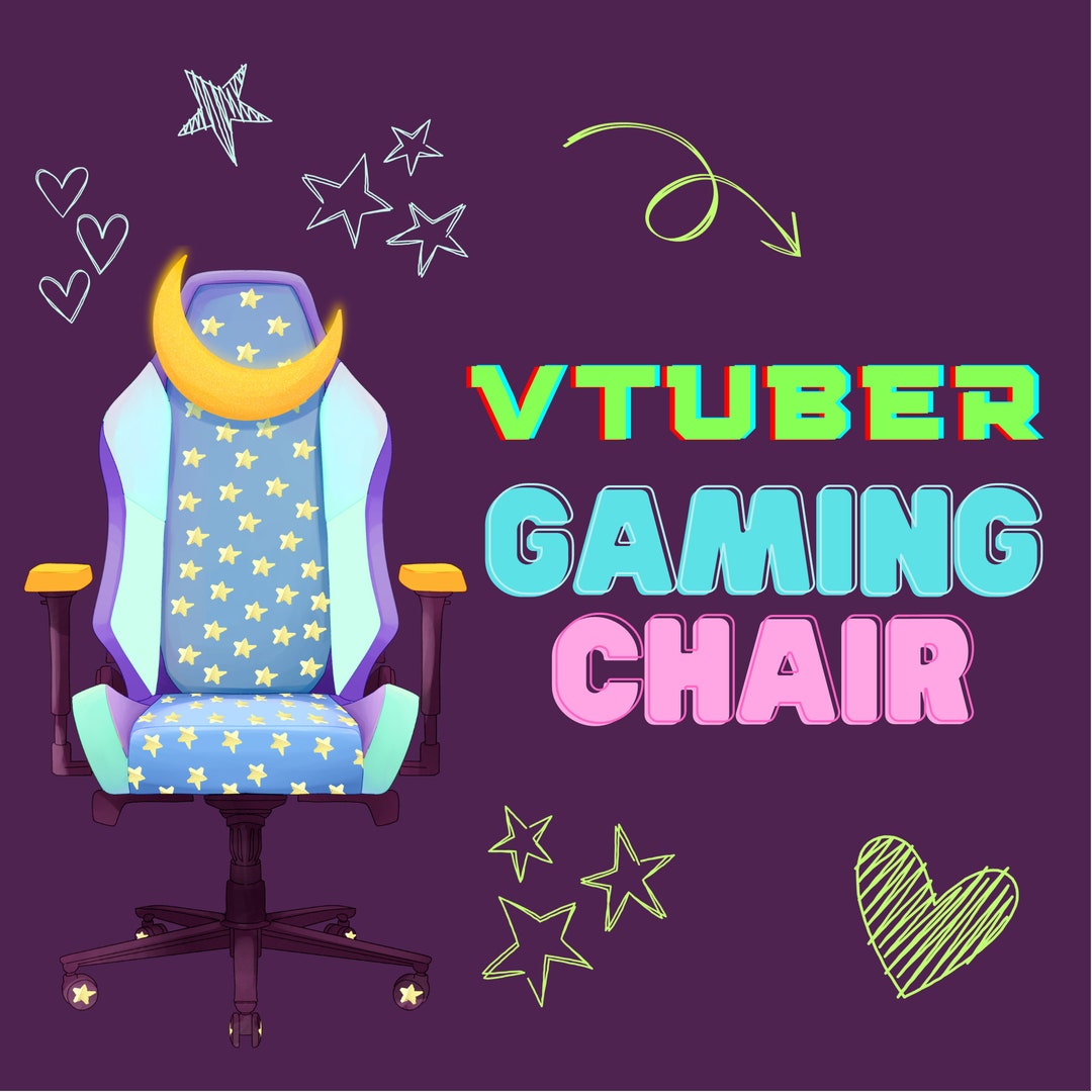Vtuber Accessory Gaming Chair Vtube Streaming Asset for Twitch or ...