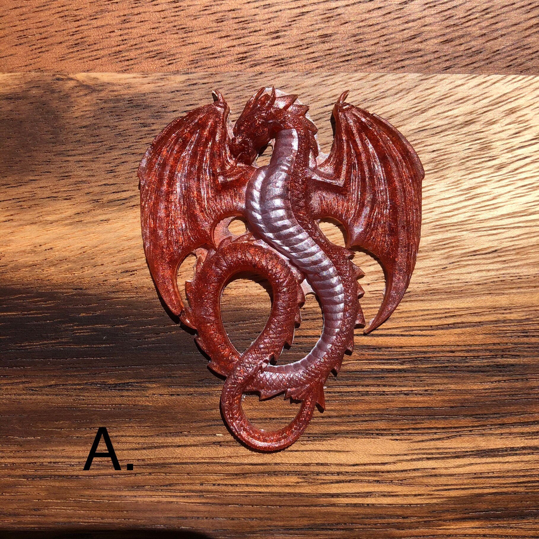 Resin Dragon Trinket / Fantasy Dragon Trinket / Fantasy Home - Etsy