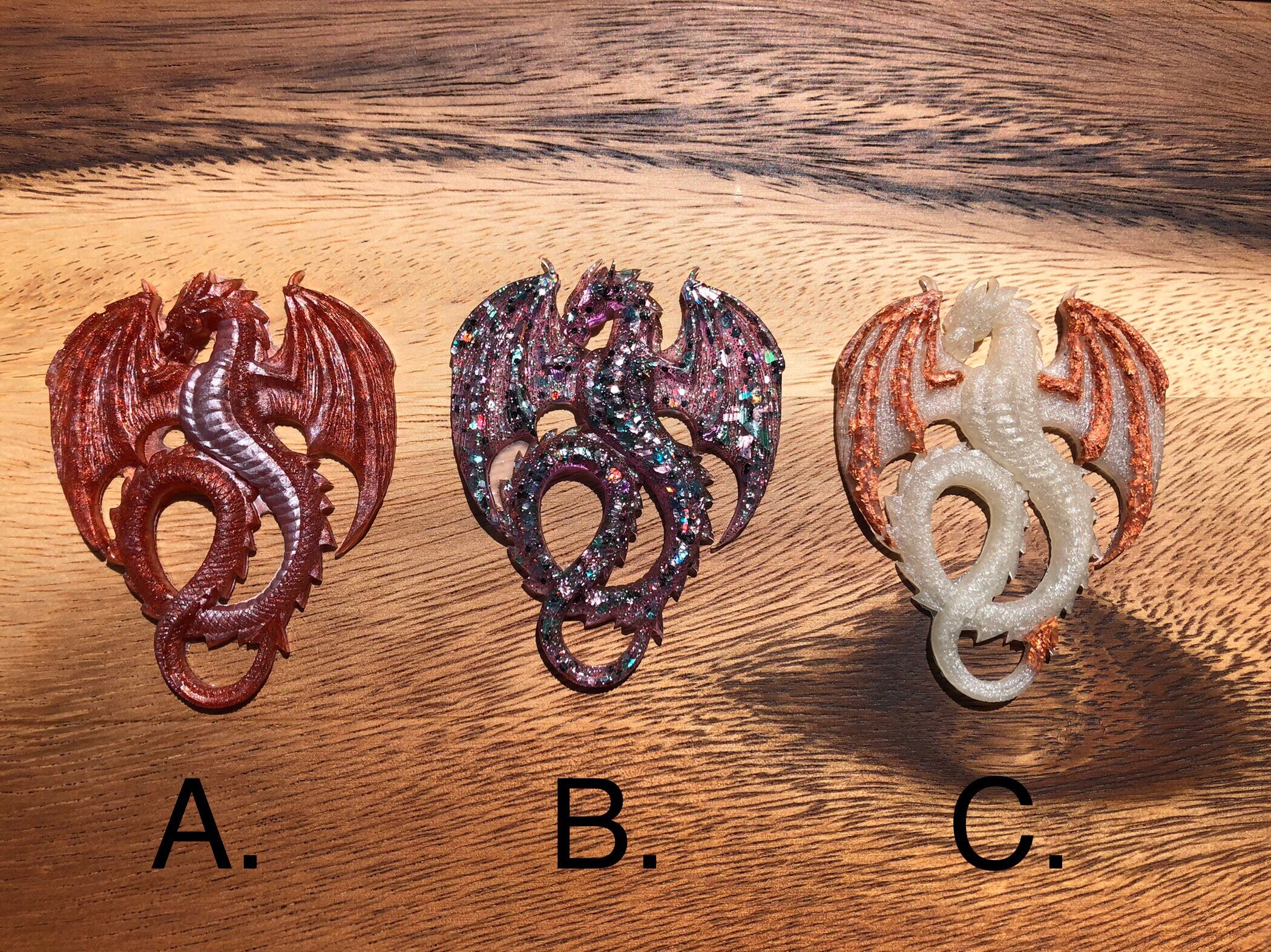 Resin Dragon Trinket / Fantasy Dragon Trinket / Fantasy Home - Etsy