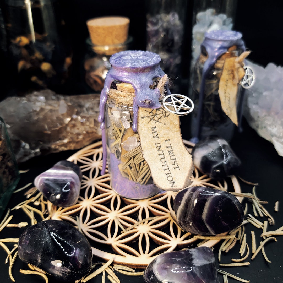 Intuition Spelljar, Sigil, Magic Vial, Witch Bottle - Etsy