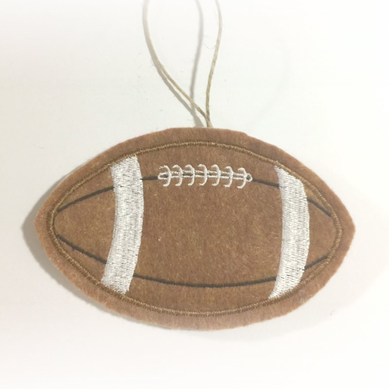 Football Ornament - Etsy