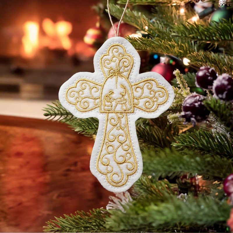 Cross Ornament - Etsy