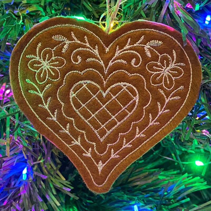 Gingerbread Heart - Etsy