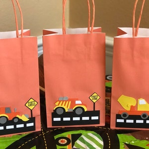 Construction Favor Bags,construction Treat Bags,construction Favor Bags ...